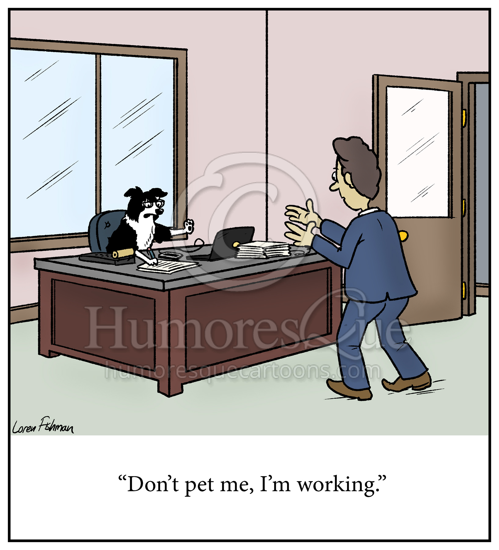 Cartoon: "What the hell is this? I wanted these numbers crunched ...